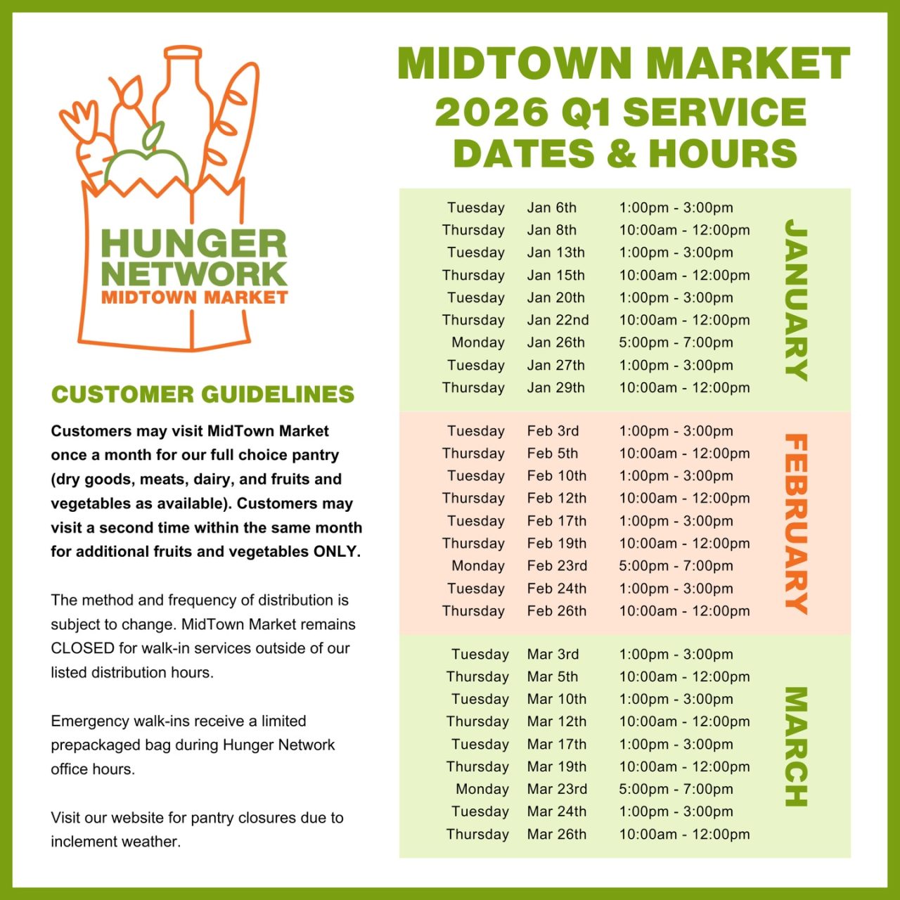 MidTown Market - Hunger Network
